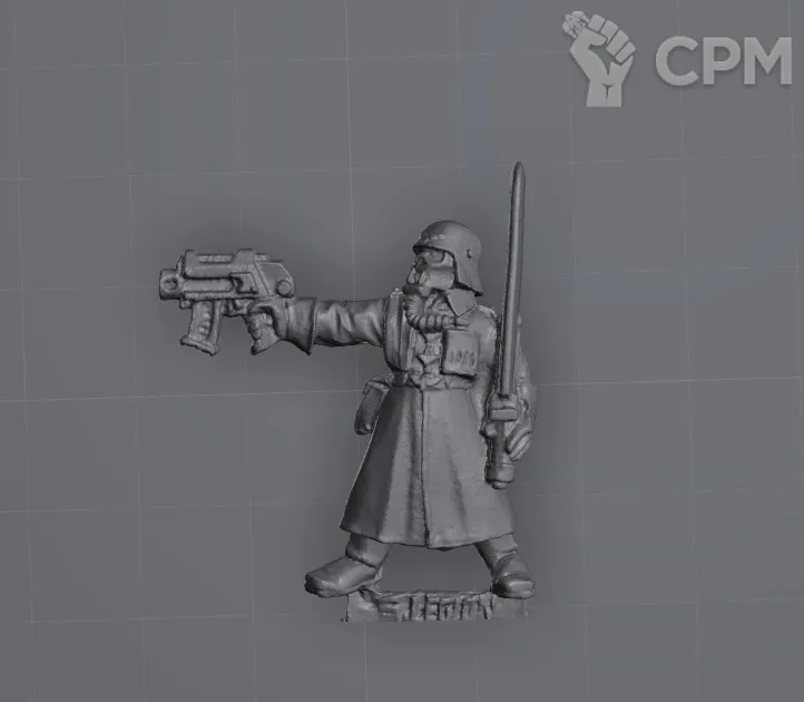 Astra Militarum Steel Legion Lieutenant 1 - купить от Silver Pendulum ...