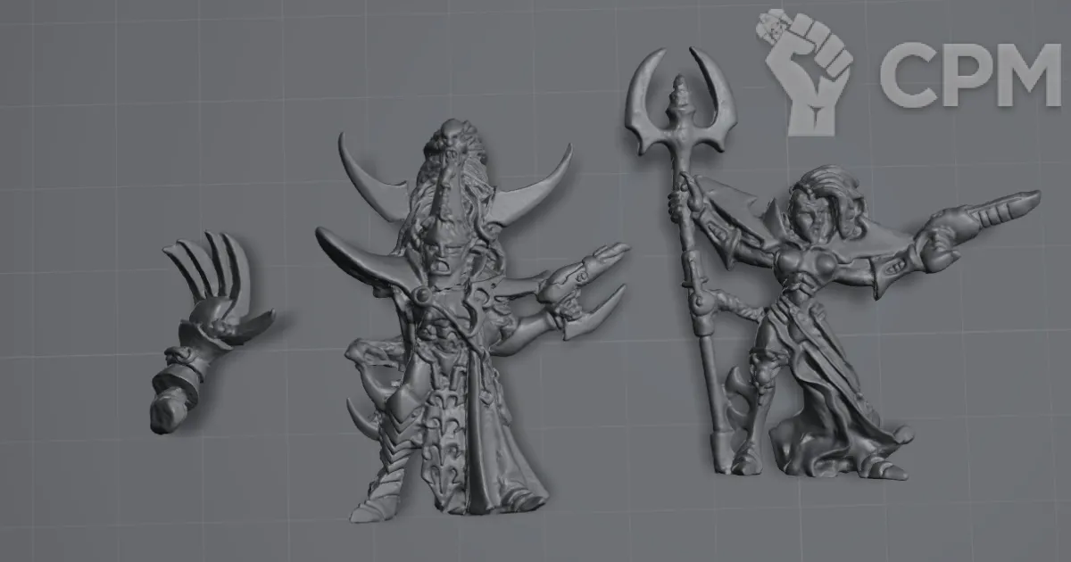 Drukhari Archons 3rd edition x2 - Свободный Рынок Миниатюр