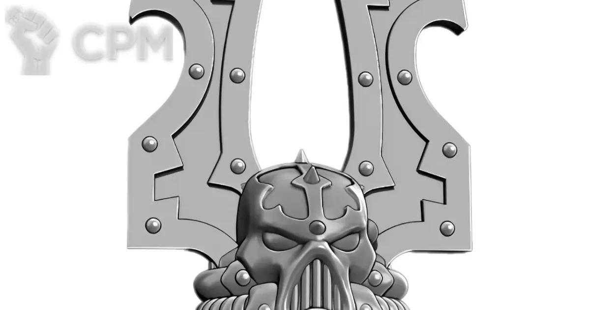 World Eaters - Berzerks Helmet v2 - Свободный Рынок Миниатюр