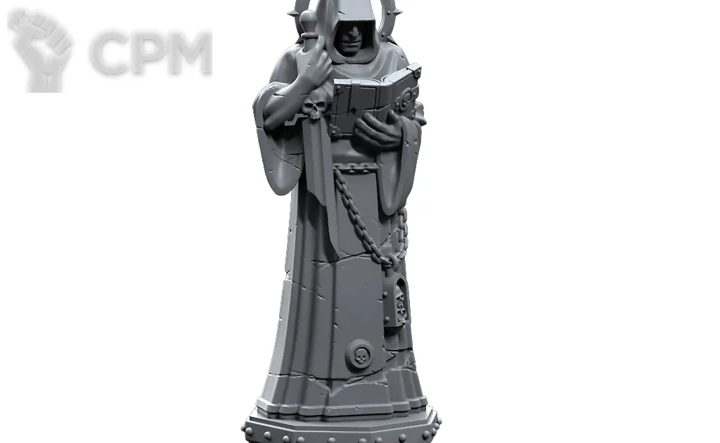 WH40K Террейн - Gothic Hooded Statue - купить от 3D Print Workshop по ...