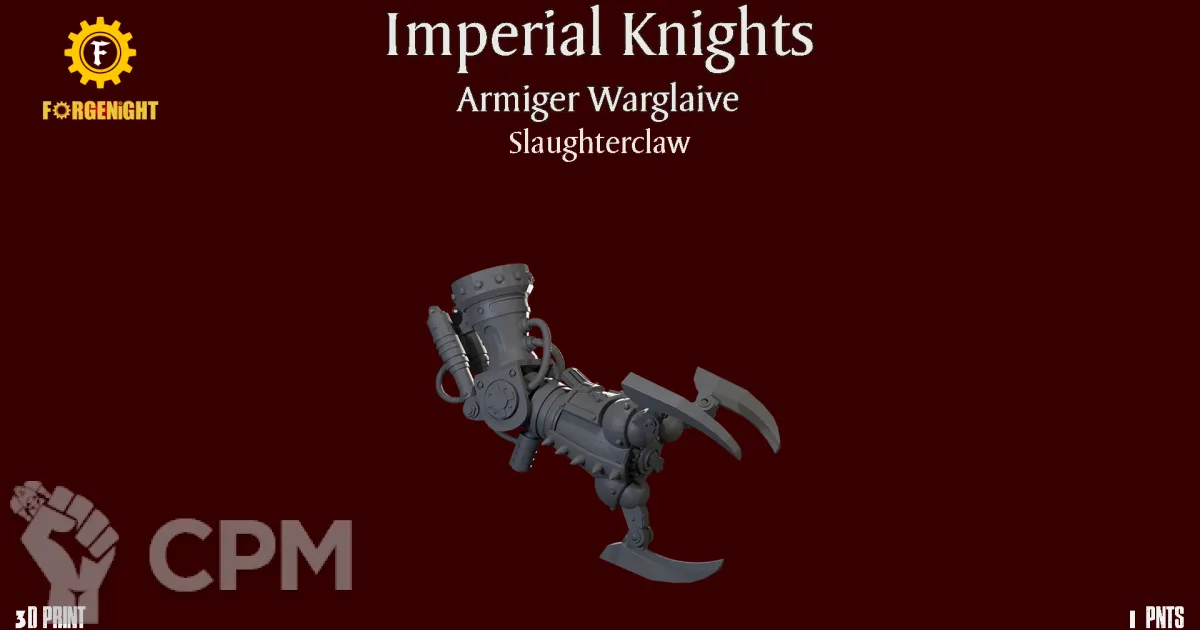 Chaos Knights Weapon Slaughterclaw - Свободный Рынок Миниатюр