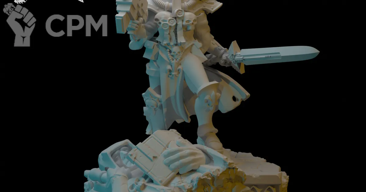 warhammer миниатюра Canoness (Канонеса) - купить от МАСТЕРСКАЯ 3D ...