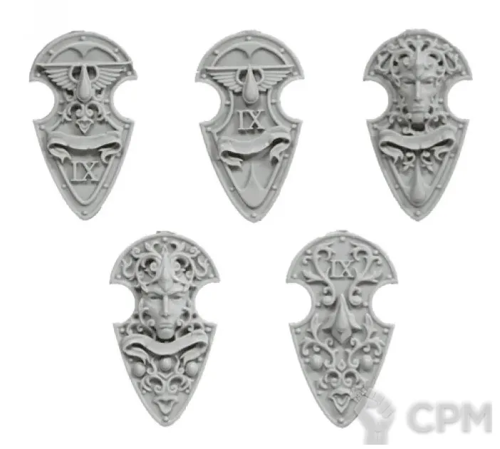 Blood Angels Crimson Paladin Storm Shields - Свободный Рынок Миниатюр