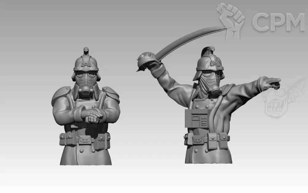 Death Korps of Krieg Tank Commander - Свободный Рынок Миниатюр