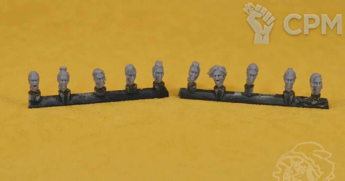 Stormcast Eternals – Heads Upgrade Set 2 - Свободный Рынок Миниатюр
