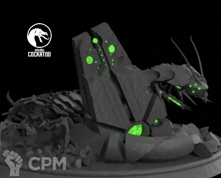 Necron Canoptek Tomb Stalker - купить от Studio Cockatoo по цене 3 ...