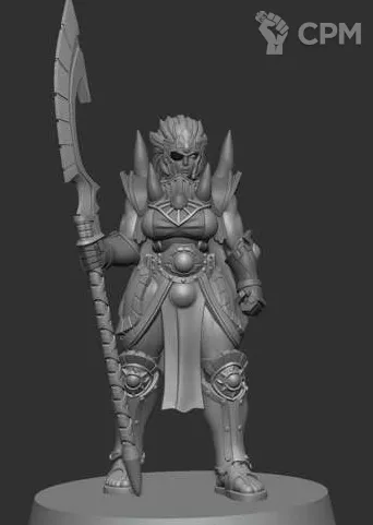 Female Magnus the Red - Свободный Рынок Миниатюр