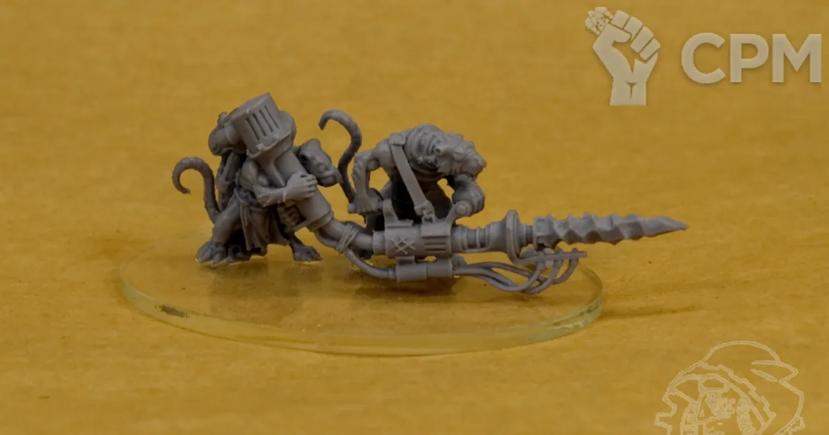 Skaven Warp-Grinder Weapon Team - купить от Mechanikus Forge по цене ...