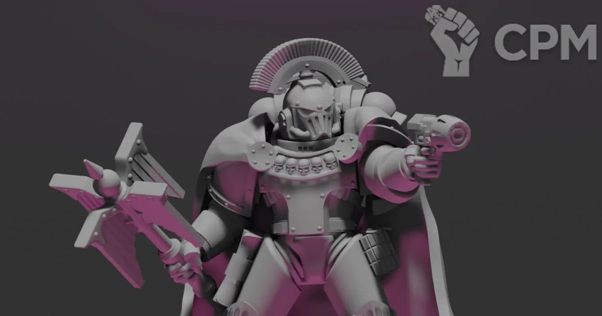Consul with Crosius Arcanum - Legiones Astartes - Свободный Рынок Миниатюр