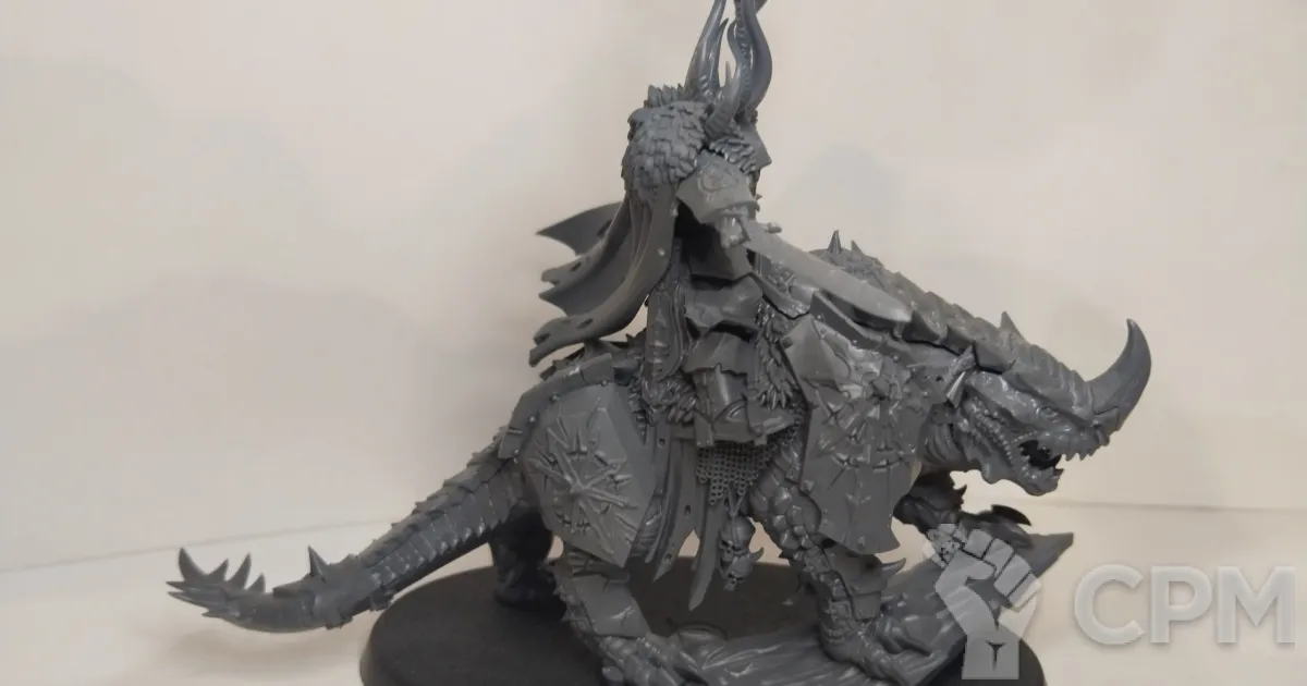 Chaos lord on karkadrak - Свободный Рынок Миниатюр