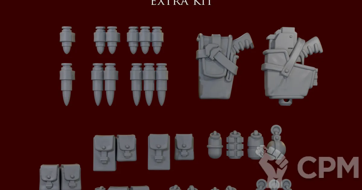 Legiones Astartes Bullets Grenades Holsters and Pouches extra kit ...