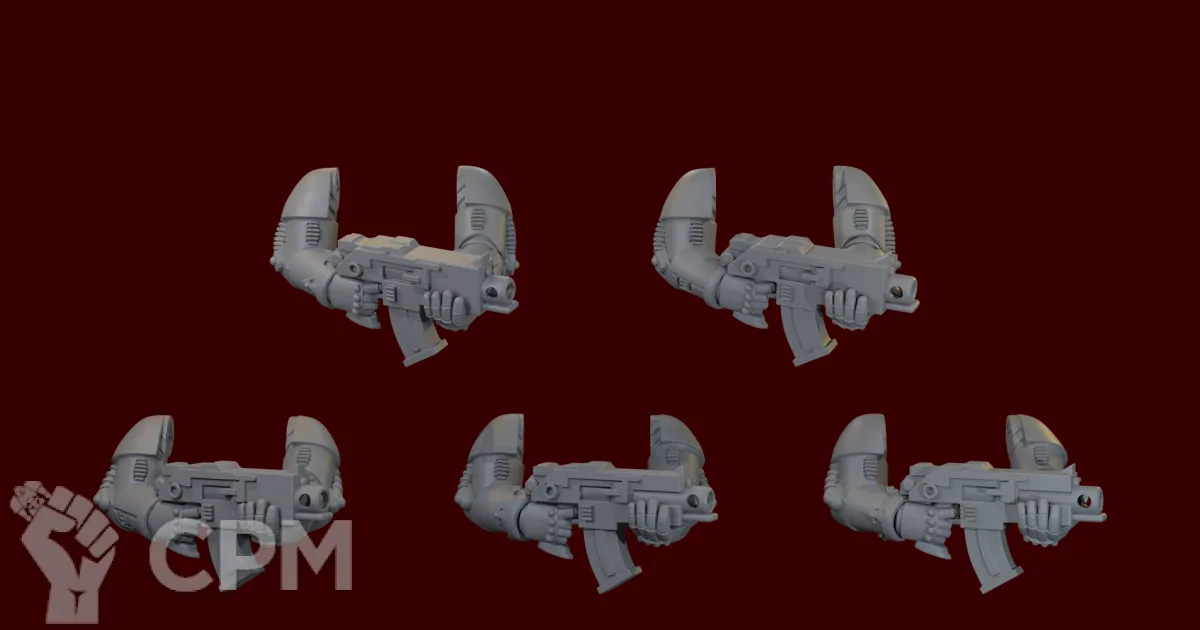 Legiones Astartes MK V Chaos Arms with bolters - купить от ForgeNight ...
