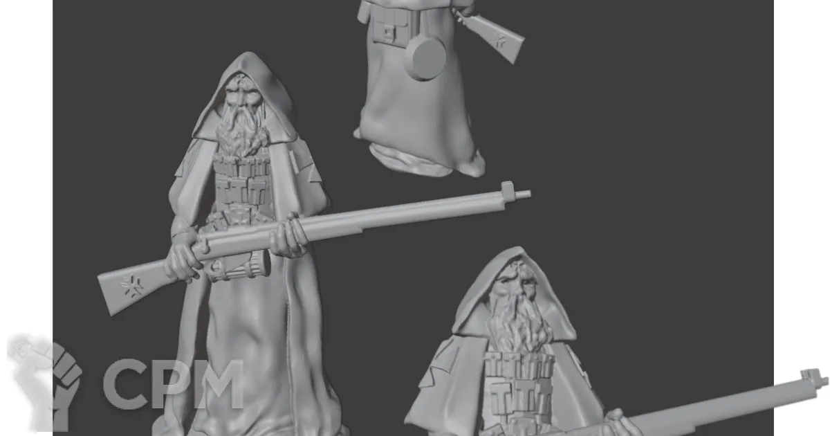 Trench Crusade Sniper Priest - Свободный Рынок Миниатюр