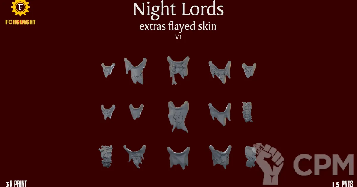 Night Lords extras V1 flayed skin - купить от ForgeNight по цене 250руб ...