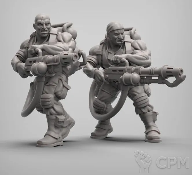 Spacenam Heavy Flamethrower Катачанцы с огнеметами - Свободный Рынок ...