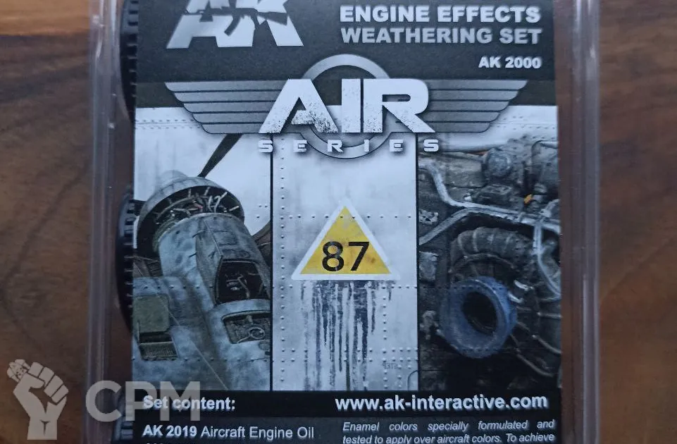 AK2000 AK Interactive AIRCRAFT ENGINE EFFECTS WEATHERING SET - Свободный Рынок Миниатюр