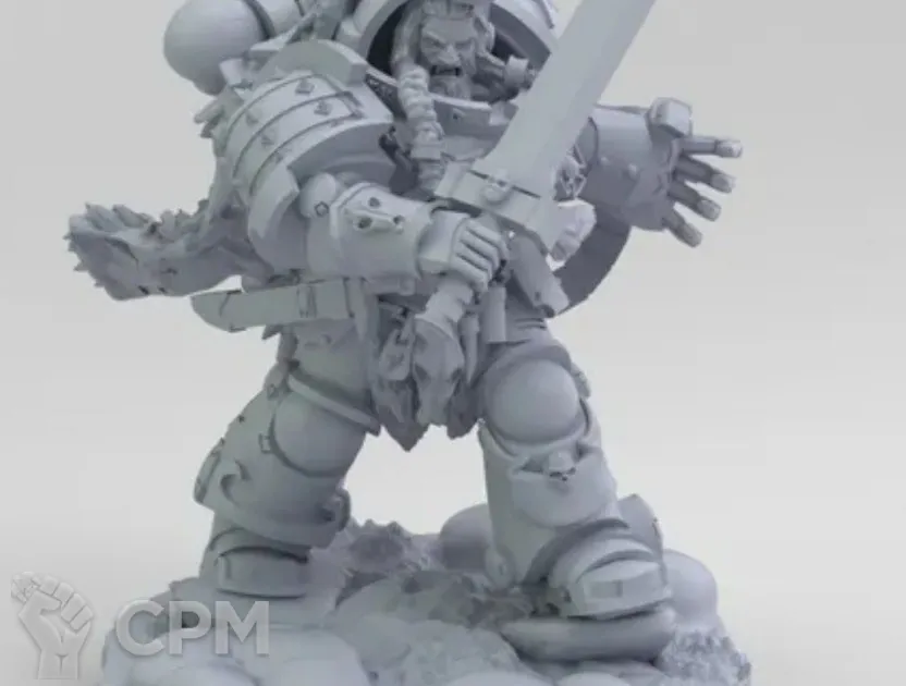 Space wolf gravis captain primaris - купить от Бруталити по цене 500руб ...