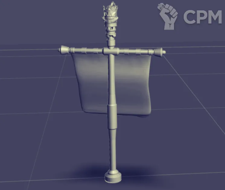 Sisters of Battle Banner (3д печать) - Свободный Рынок Миниатюр