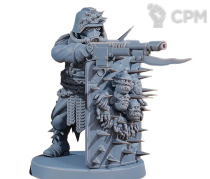 Kill Team Heretic №6 Trench Sweeper - Свободный Рынок Миниатюр