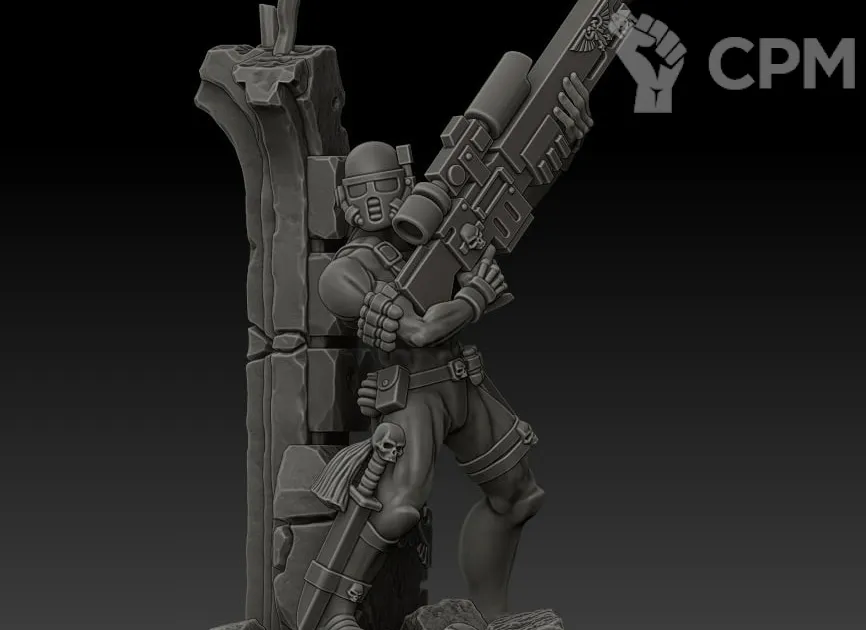 Vindicare Assassin ver.4 - купить от 3Д печать миниатюр по цене 313руб ...