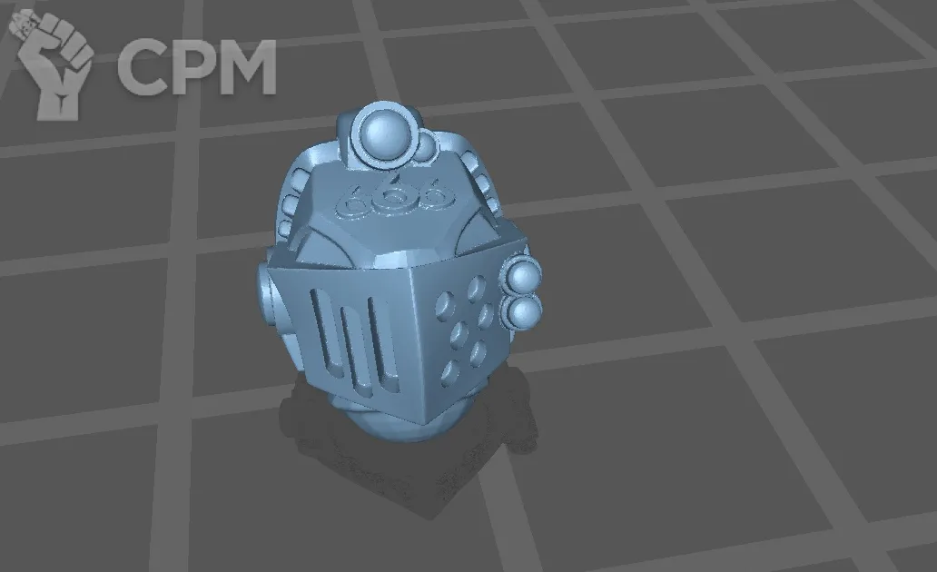 Серые рыцари шлем / Grey Knights Helmet 666 - купить от 3Д печать ...