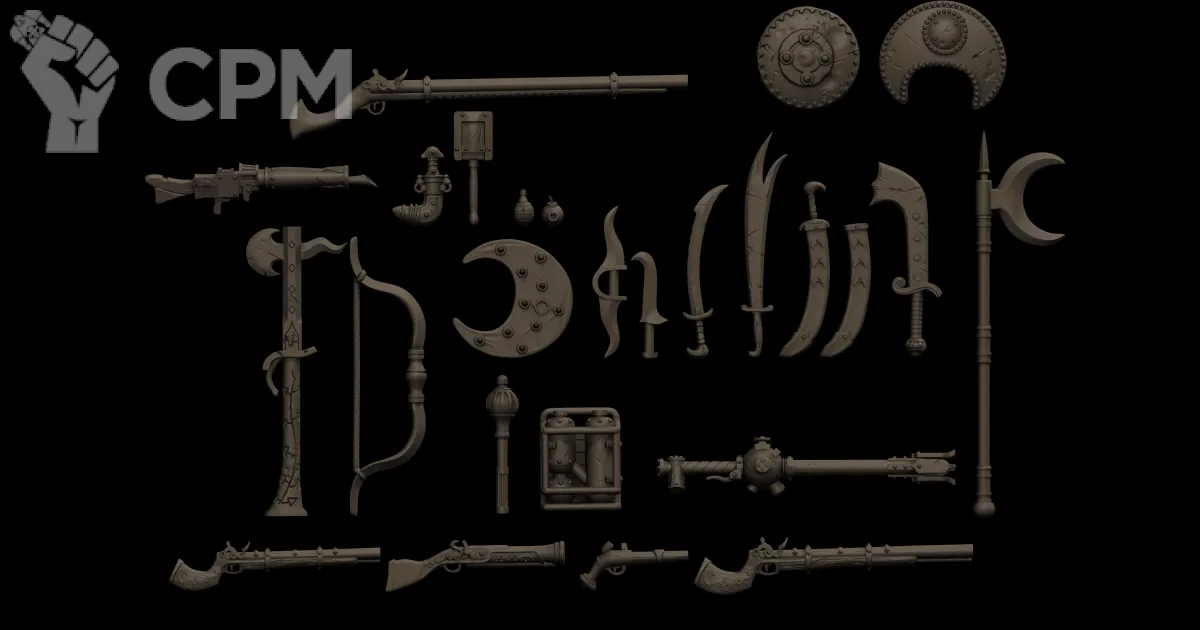 TRENCH CRUSADE. Sultanate Accessories. Оружие для Султаната ...