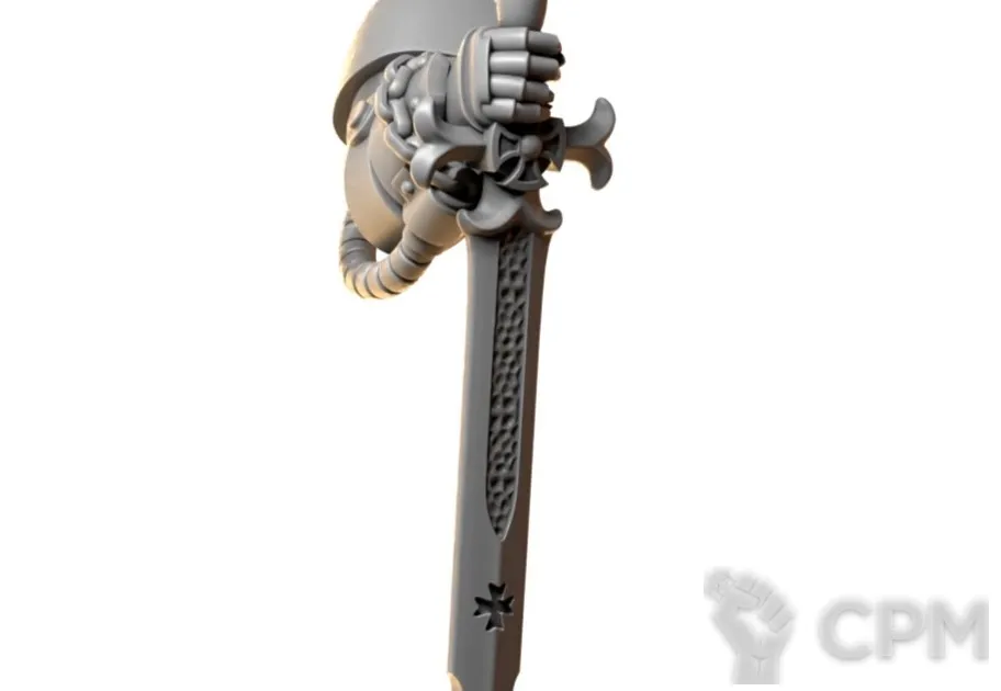 Black Templar Terminator Sword 2 - Свободный Рынок Миниатюр