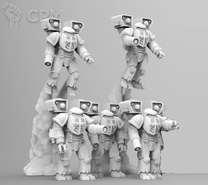 Elemental battlearmor for Battletech - Свободный Рынок Миниатюр